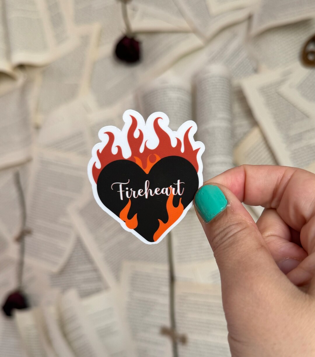 Fireheart Sticker | Aelin Sticker | Rowan | ACOTAR Sticker | TOG ...