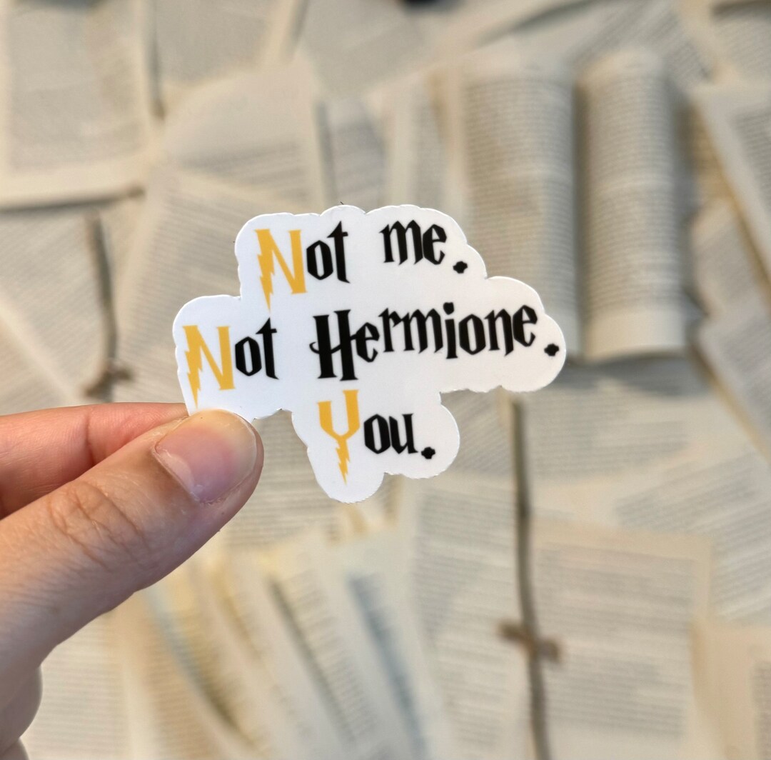 Harry Potter Sticker | Hermione | Milenial | Aesthetic | Bookish ...