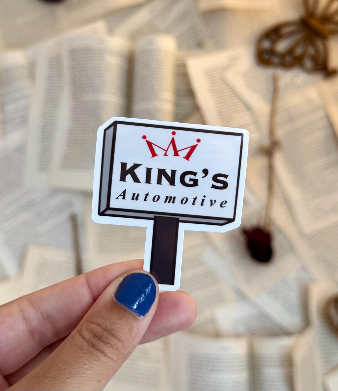 King’s Automotive Sticker| Ravenhood | Flock | Romance Stickers ...