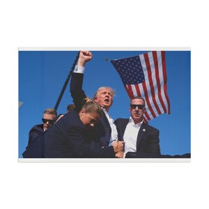 Trump MAGA Fist Pump Flag - Etsy