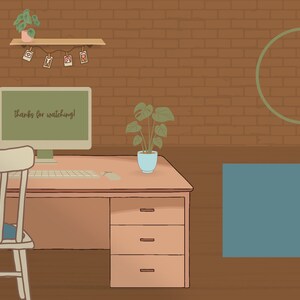 Youtube Animated End Screen Outro Video Retro Cute Vibes Aesthetic ...