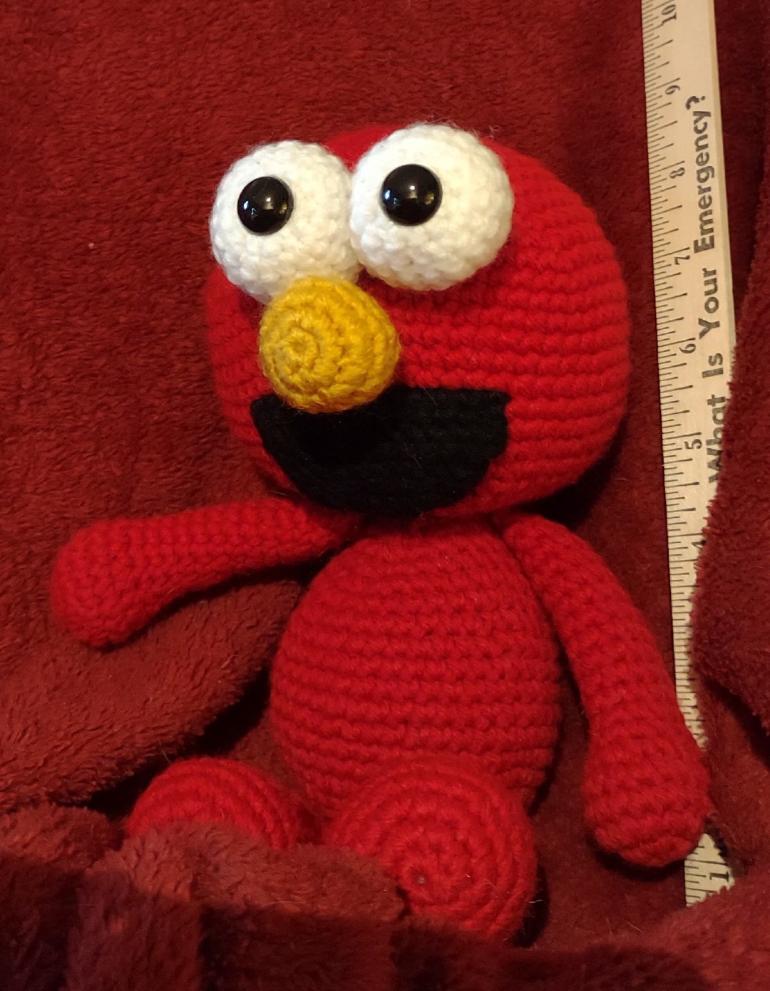 Elmo, Red Monster - Etsy