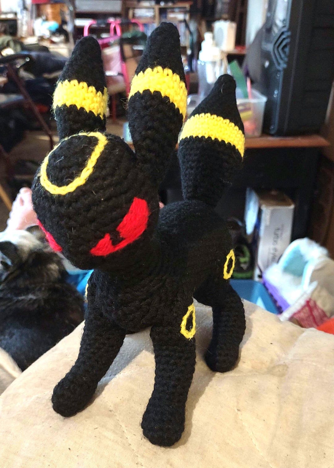 Umbreon Eevee, Crochet - Etsy