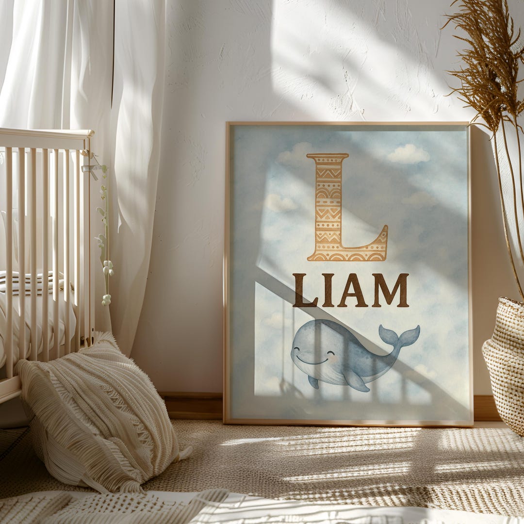 Name Sign Letter Art for Kids Baby Gift - Etsy