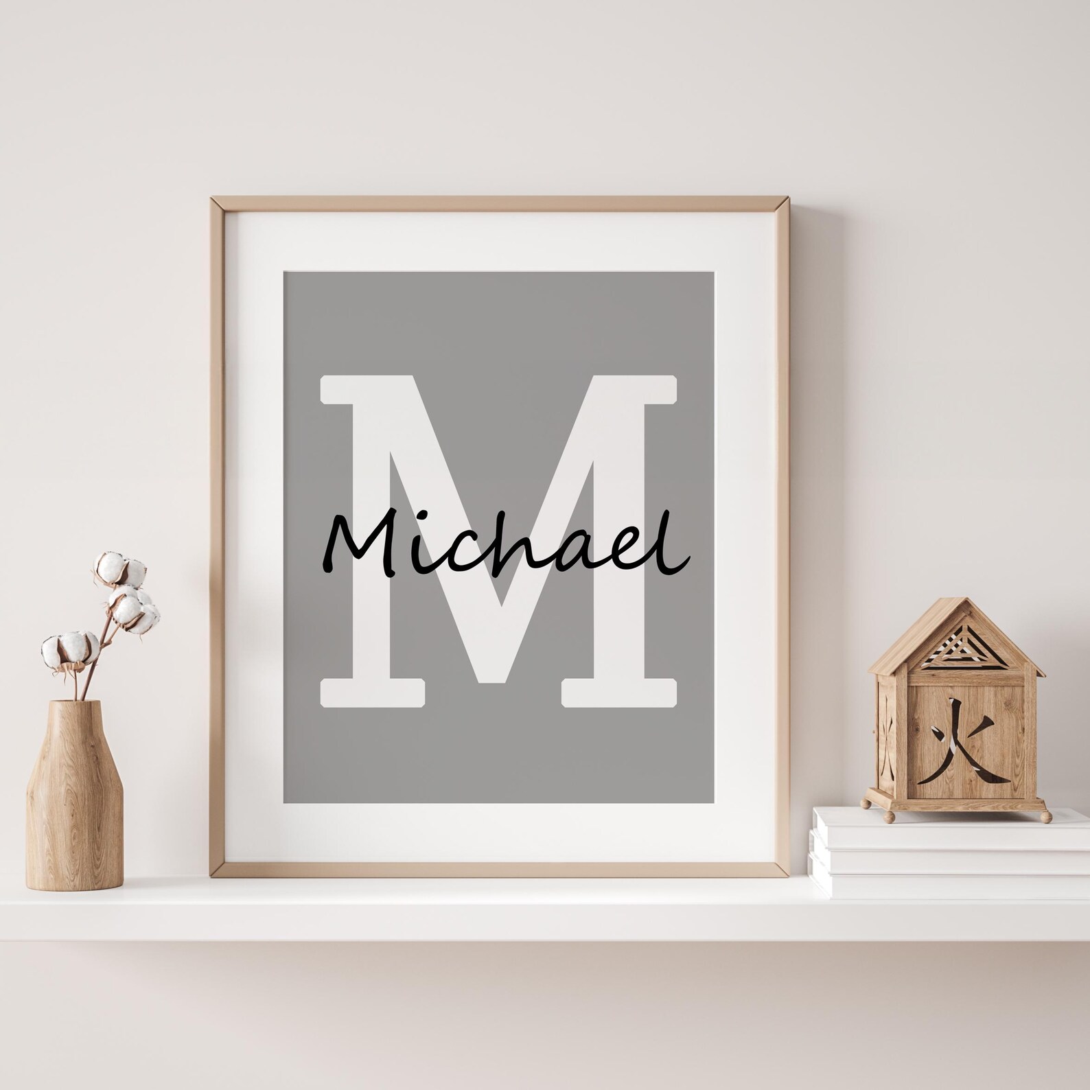 Custom Name Print, Baby Name Print, Nursery Wall Art, Custom Name Baby ...