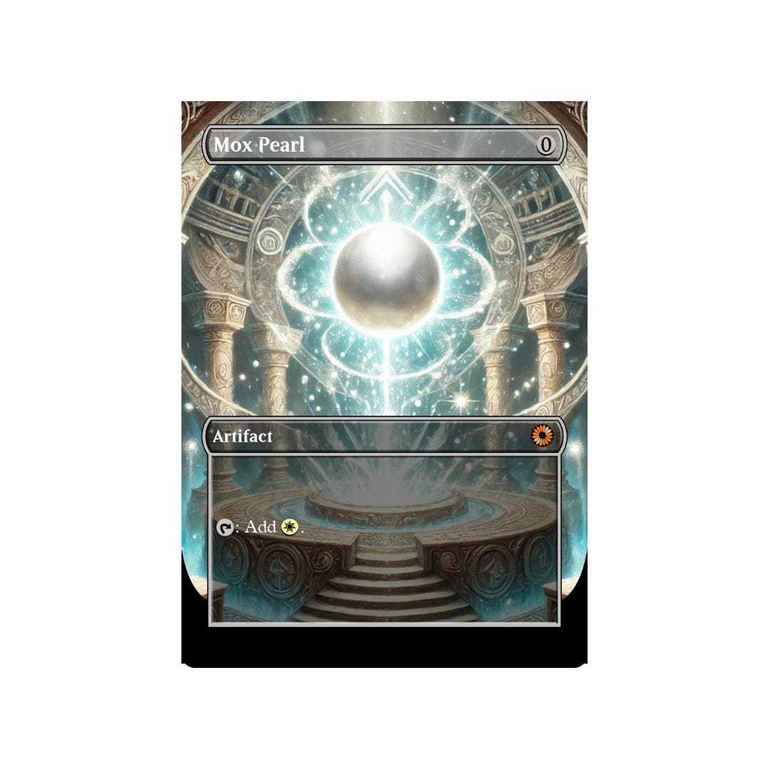 Mox Ruby V.2 Artifact Power 9 High Quality Altered Art Custom Cards - Etsy