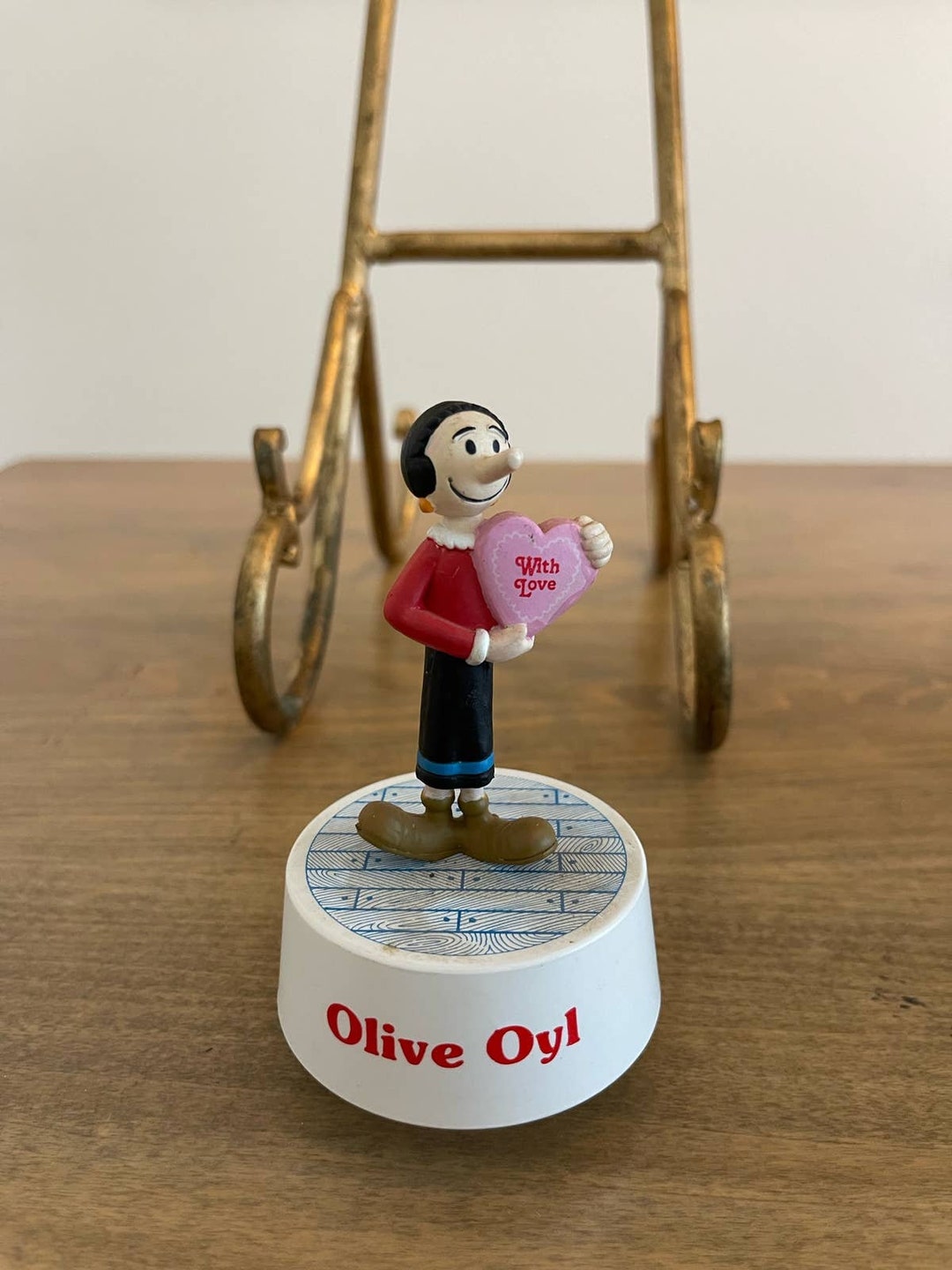 Olive Oyl Music Box 1989 Popeye Hamilton Gifts Working - Etsy