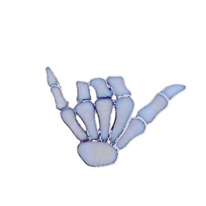 Skeleton Shaka Stained Glass - Etsy