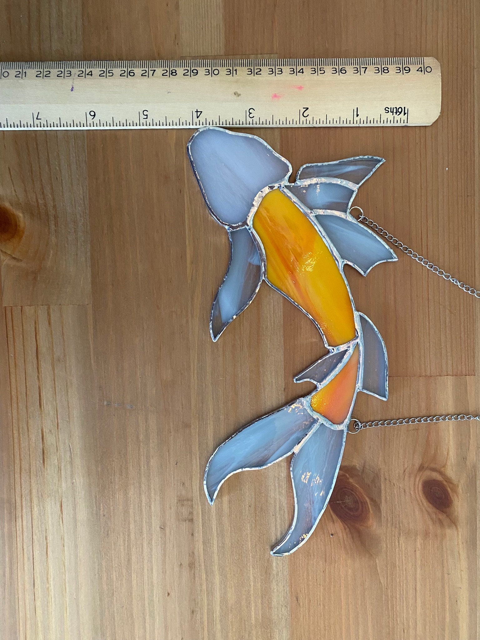 Stained Glass Koi Fish - Etsy