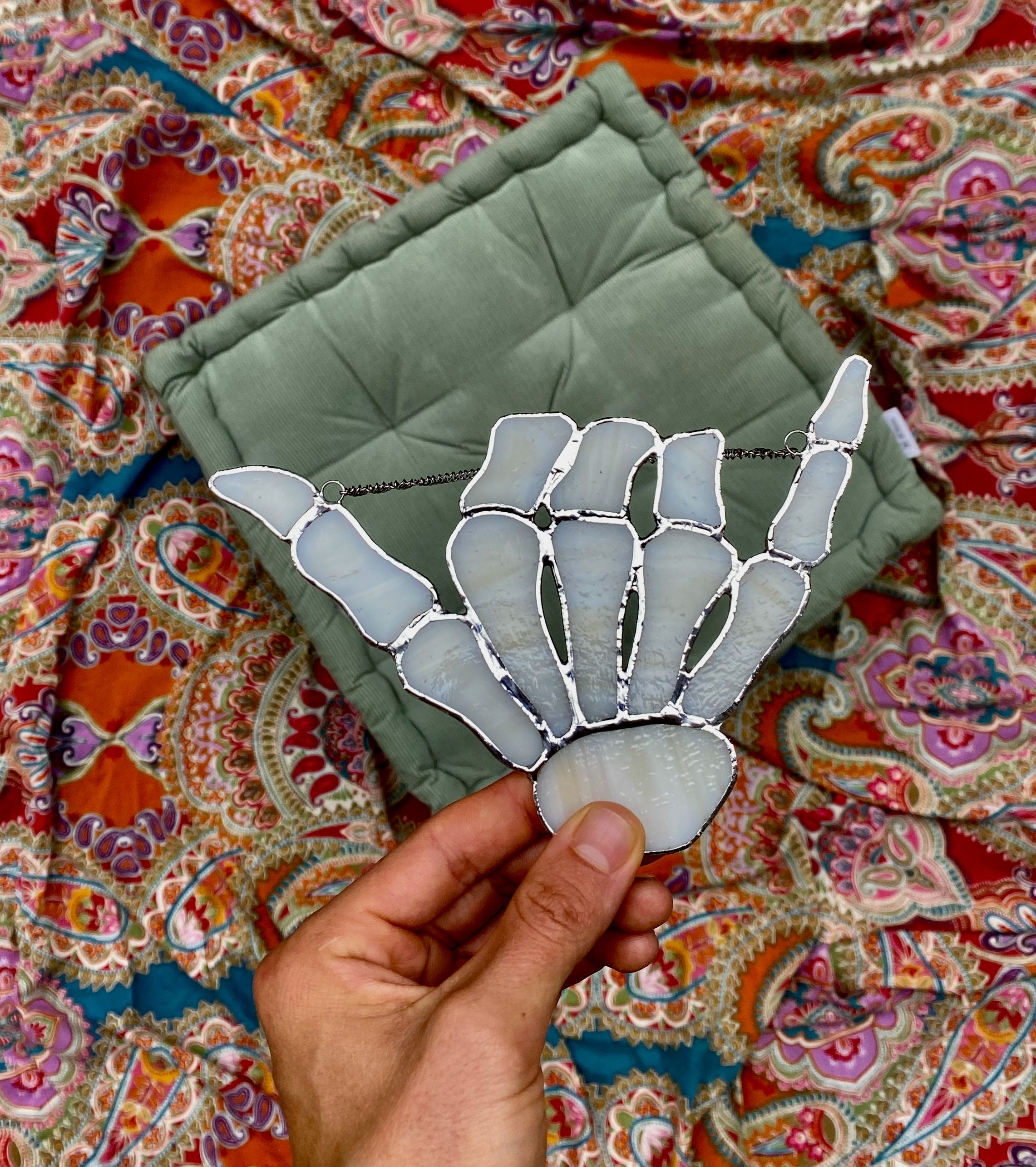 Skeleton Shaka Stained Glass - Etsy