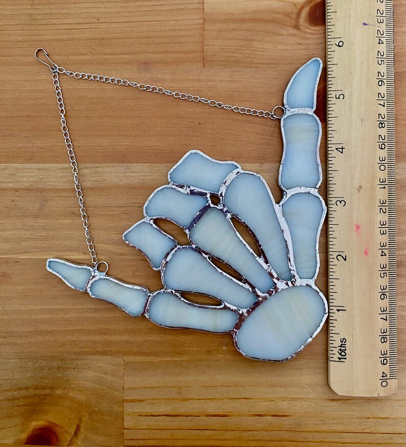 Skeleton Shaka Stained Glass - Etsy