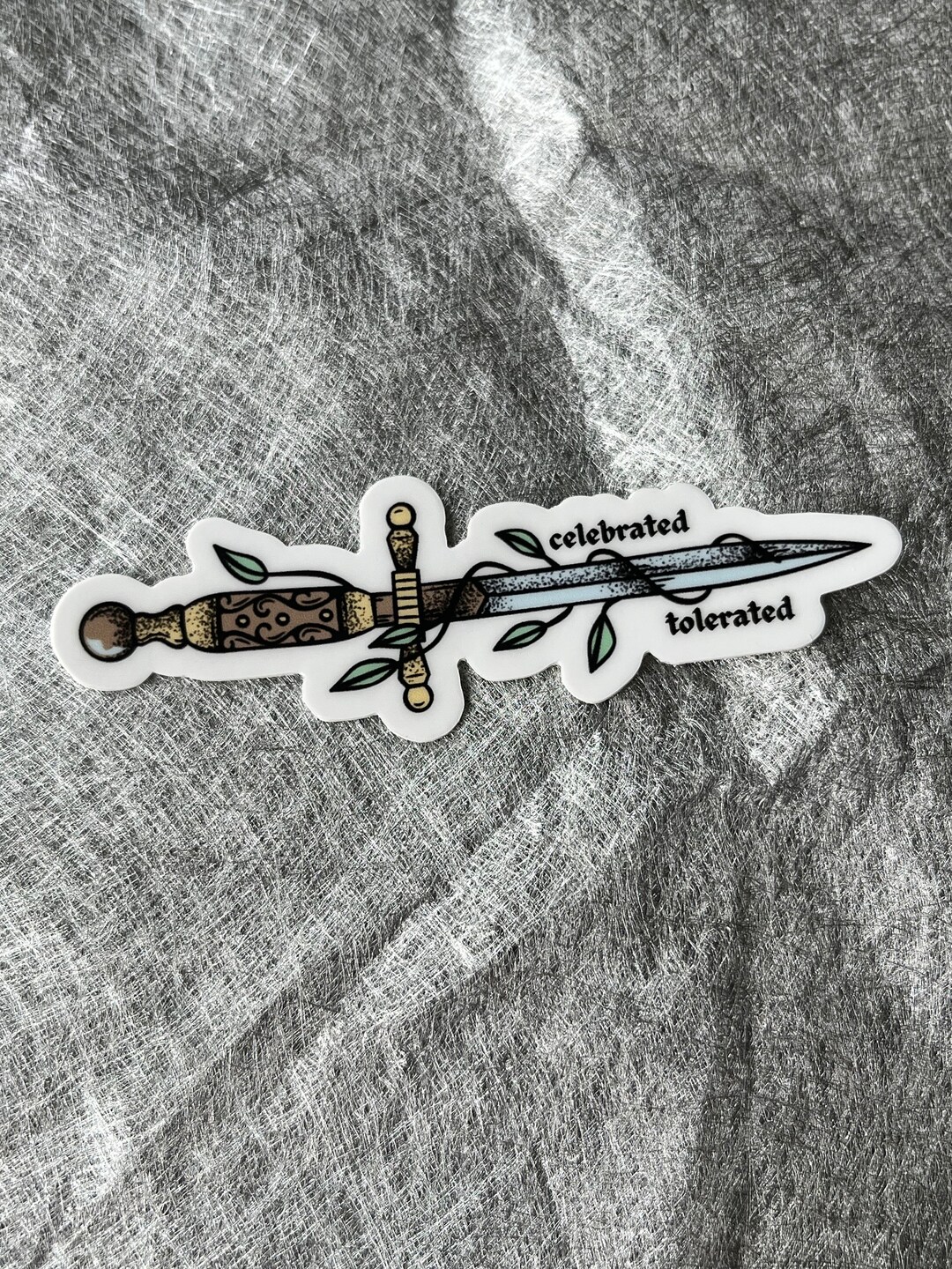 Dagger Ivy Sticker - Etsy