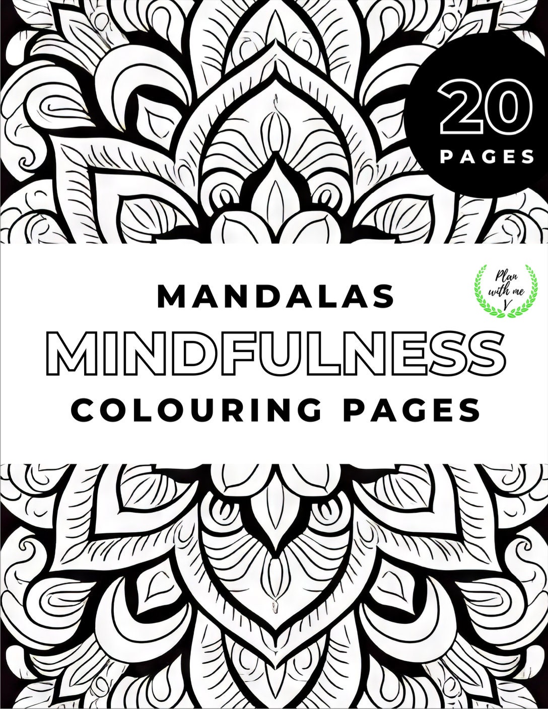 Mandalas Mindfulness Colouring Book - Etsy