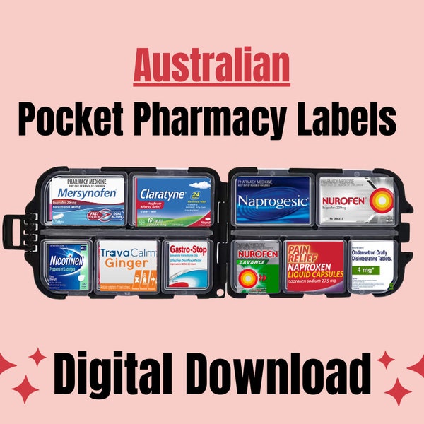 Medicine Labels - Etsy