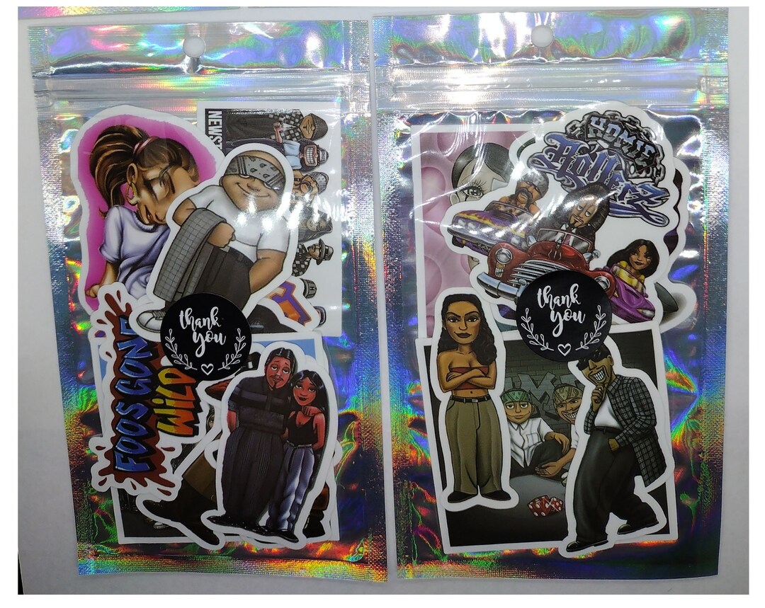 20 Homie Figures Stickers 90s Decals Mystery Pack - Etsy