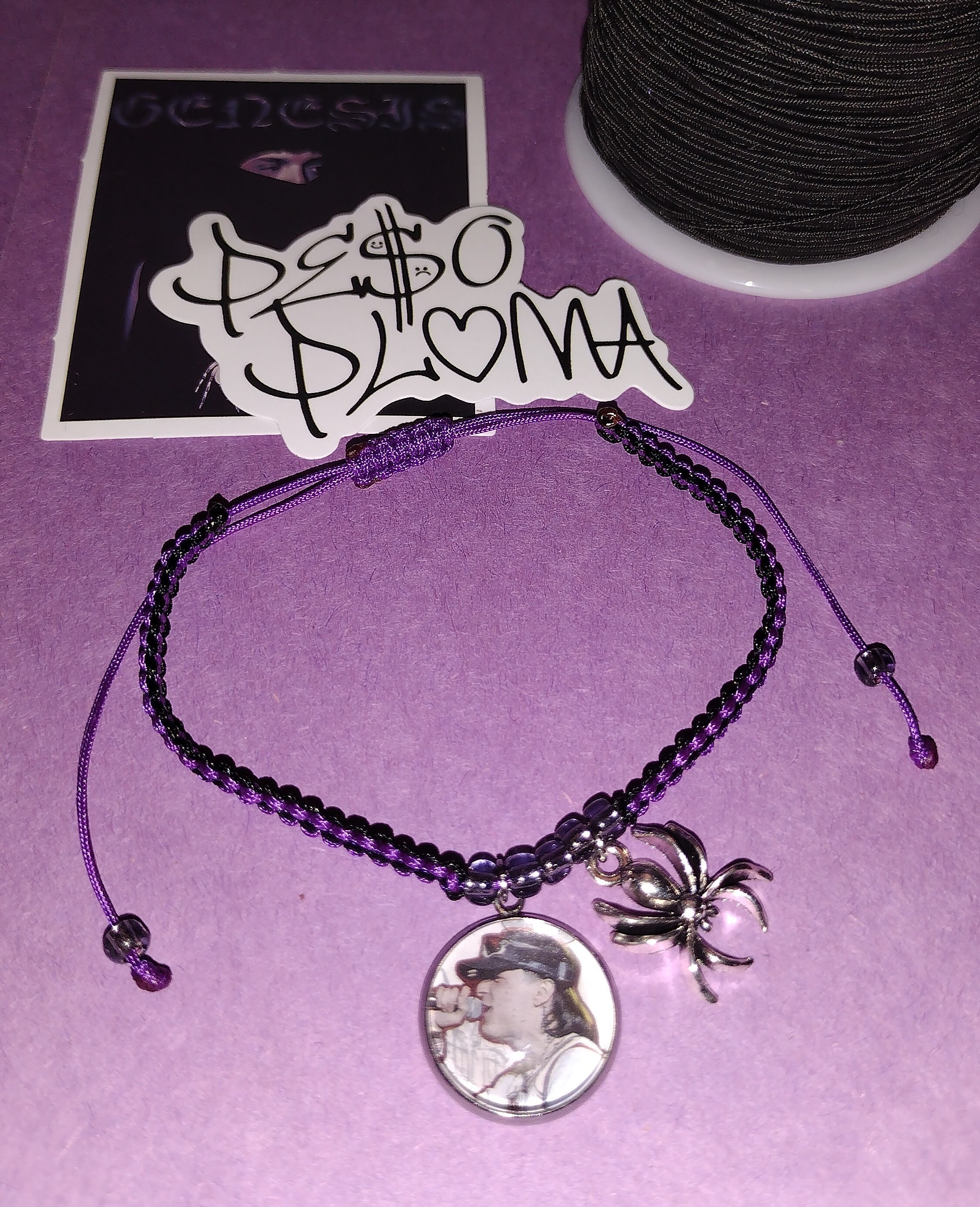 Peso Pluma Genesis Inspired Bracelet Pendant - Etsy