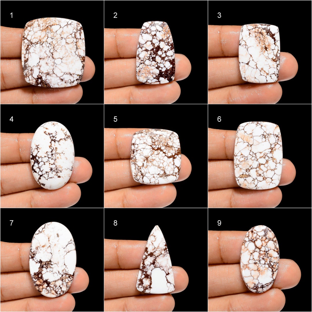 Natural Wild Horse Magnesite Cabochon Wild Horse Magnesite Cabochon ...