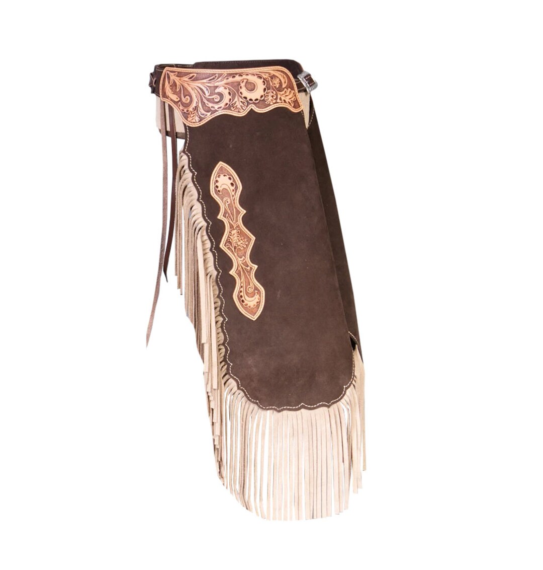 Brown Suede Leather Cowboy Rodeo Chinks Chaps for Kids Youth - Etsy