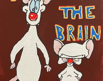 Rob Paulse and Maurice Lamarche Signed 8x10 Pinky and the Brain Photo W ...
