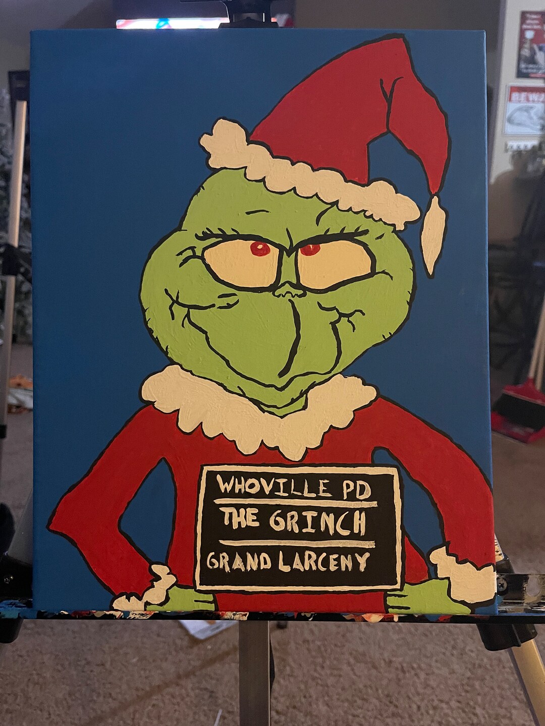 How the Grinch Stole.his Mugshot - Etsy UK