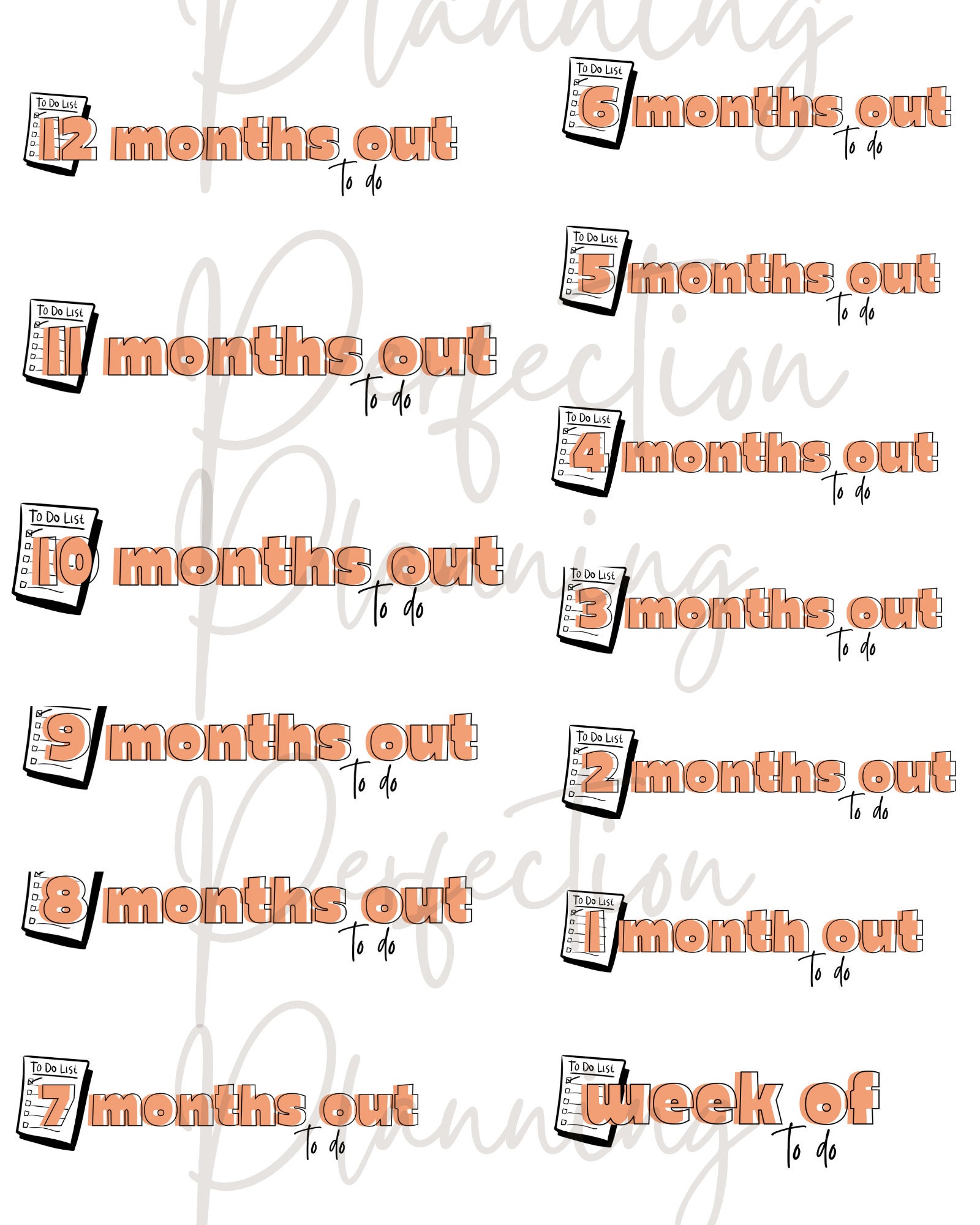 Google Keep Headers- CUSTOMIZABLE Wedding Package -digital List ...