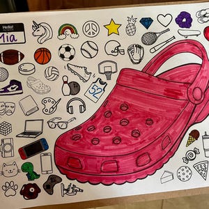 All About Me Poster - CROCS Style! - Etsy