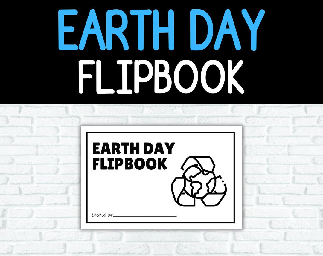 EARTH DAY Flipbook - Etsy