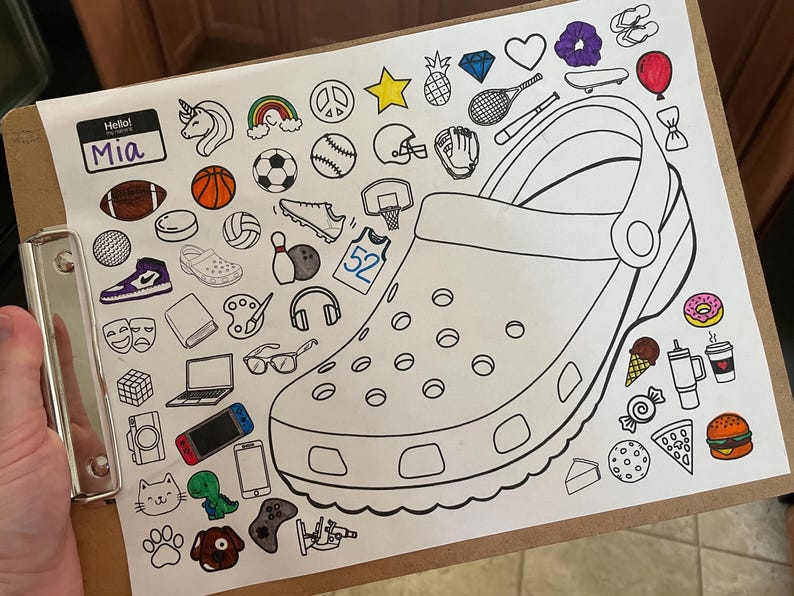 All About Me Poster - CROCS Style! - Etsy