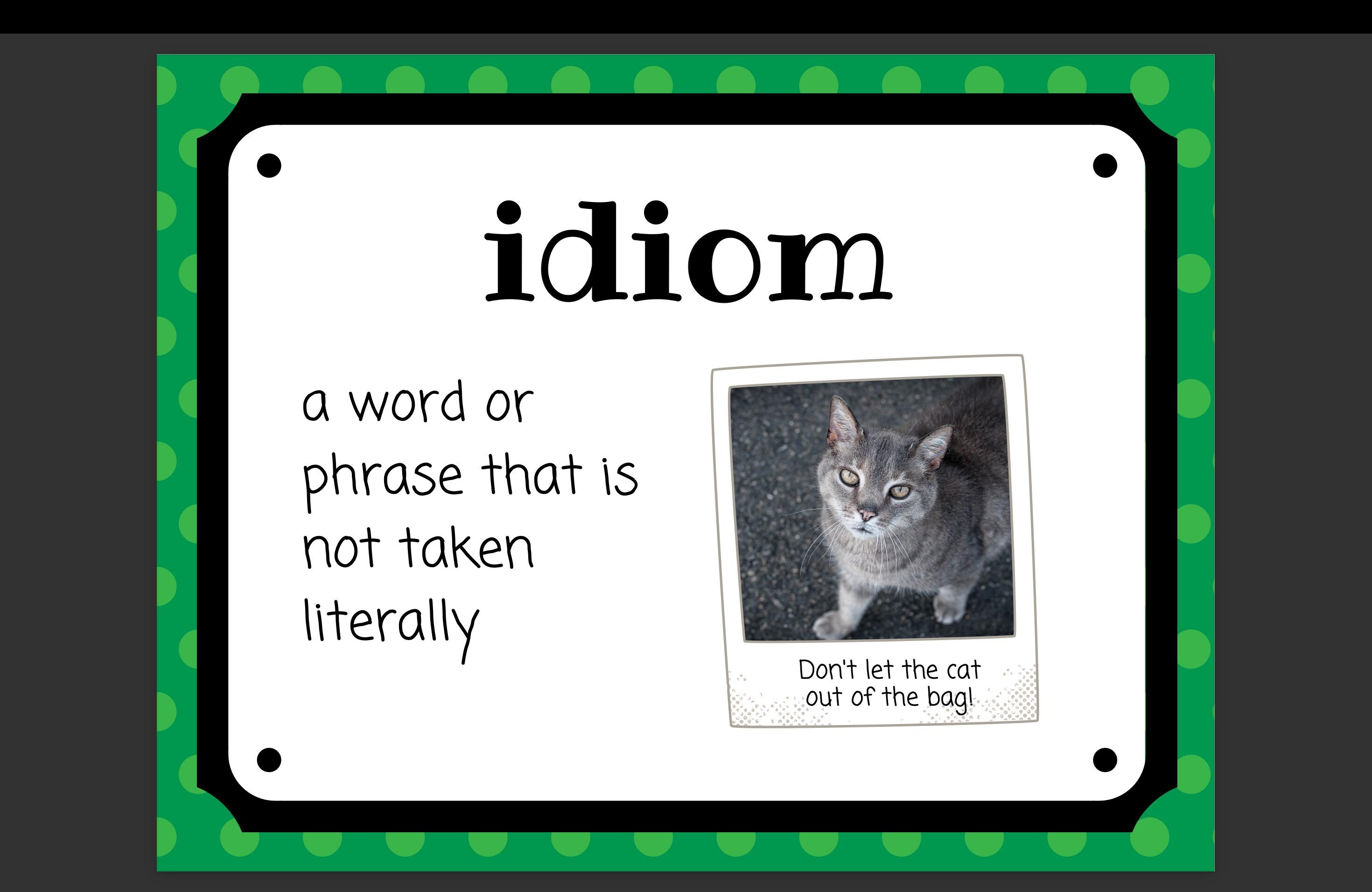 Figurative Language Posters - Etsy