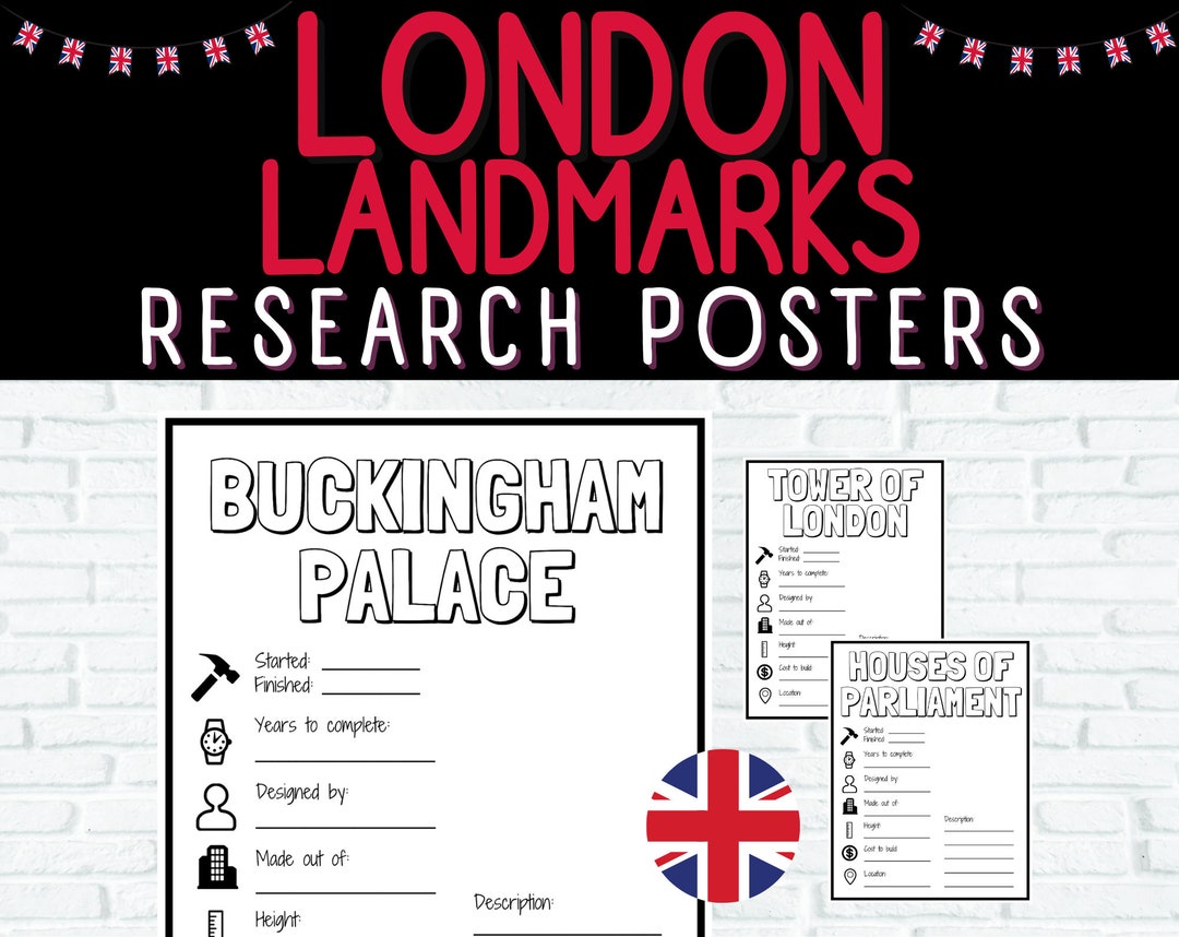 London Research Posters - Etsy