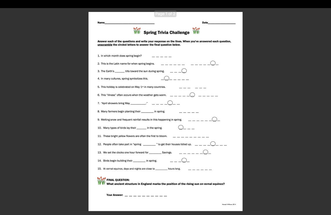 Spring ELA Worksheet Set | Figurative Language | Author's Purpose ...