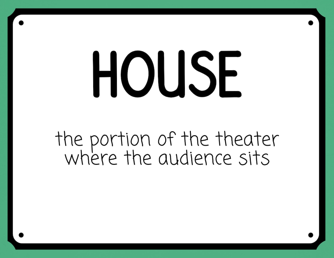 Elements of Drama Posters, Theatre Vocabulary Bulletin Board Signs ...