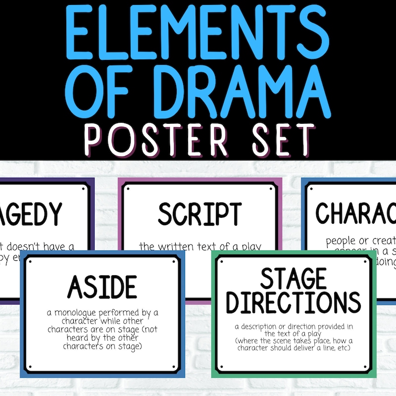 Elements of Art Posters - Etsy