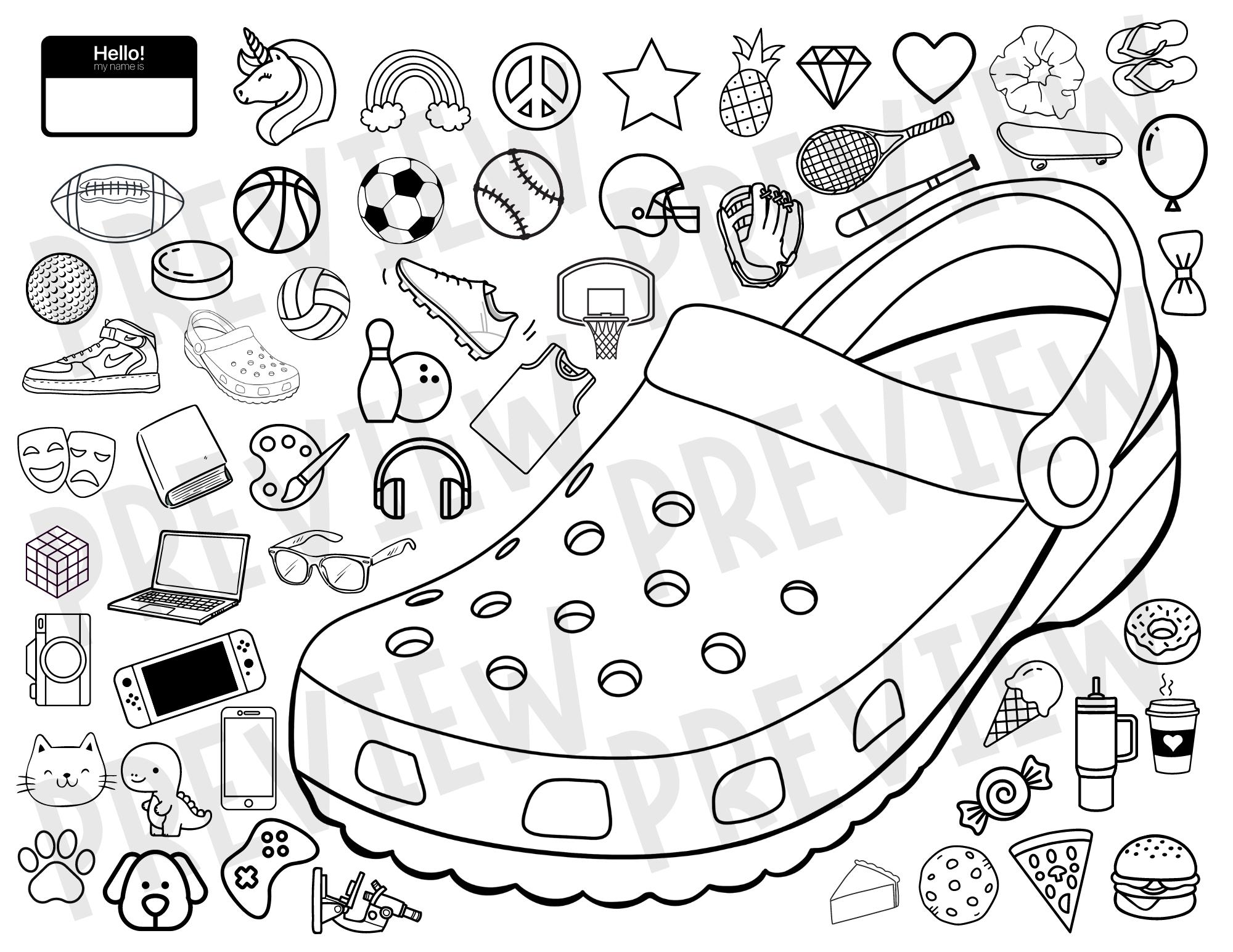 All About Me Poster - CROCS Style! - Etsy