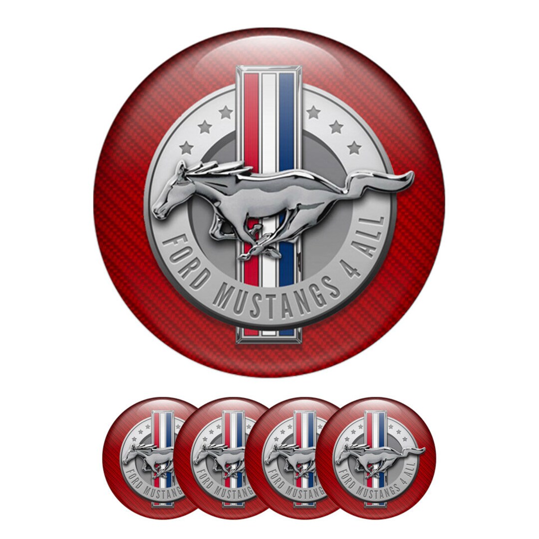 Epoxy Emblem All Sizes Set of 4 Domed Sticker 3D Print Surface - Etsy