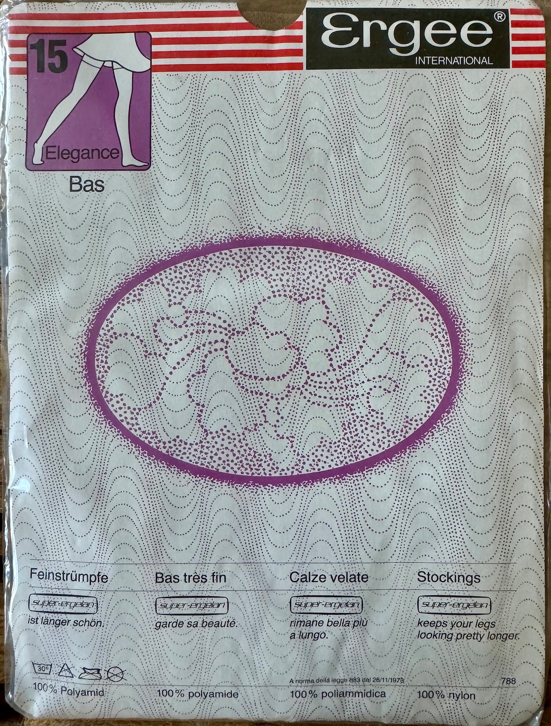 Vintage Gray Nylon Stockings RHT Stockings Garter Belt Ergee Reinforced ...