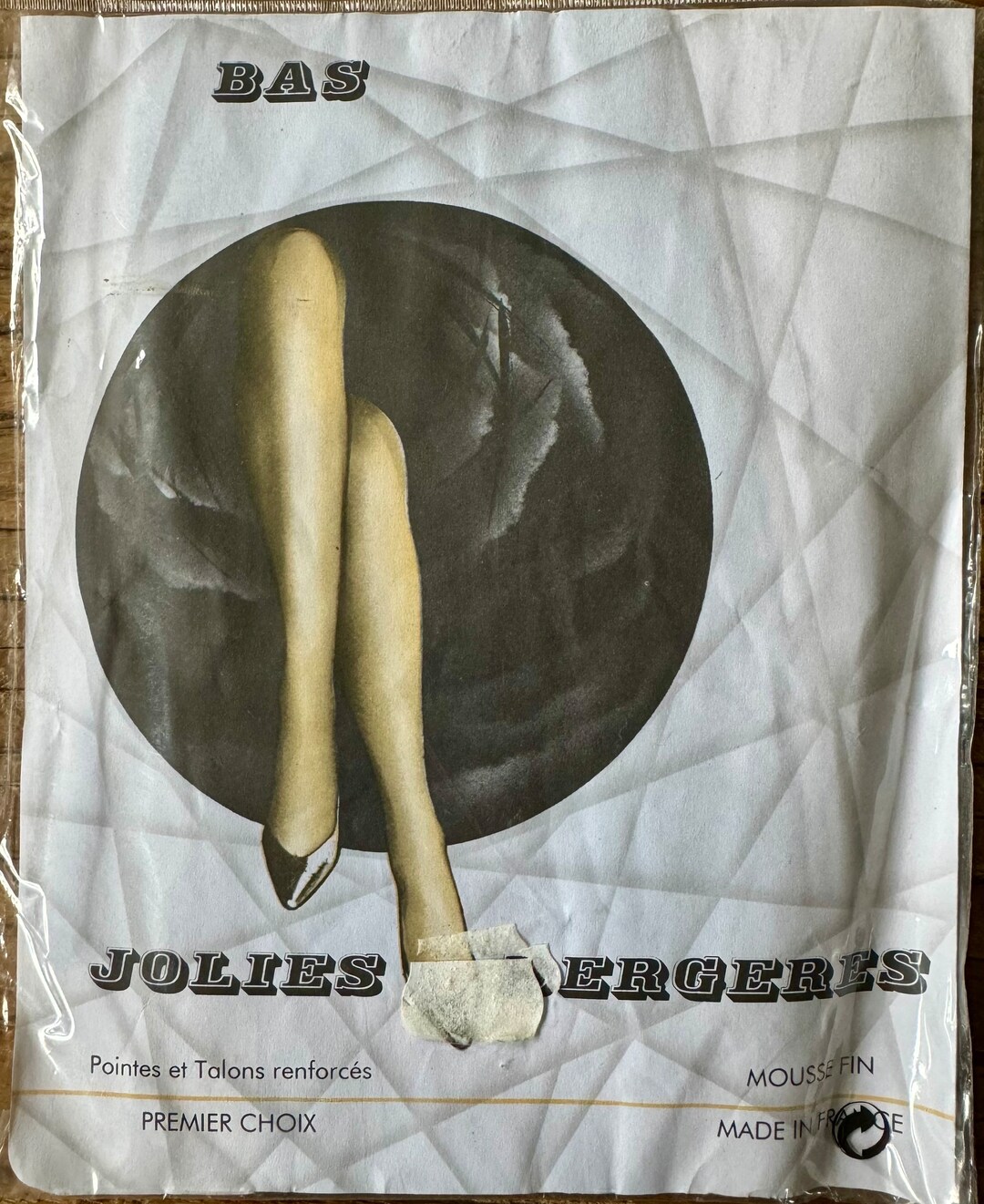 Vintage Grey Nylon Stockings RHT Stockings Jolies Bergères - Etsy