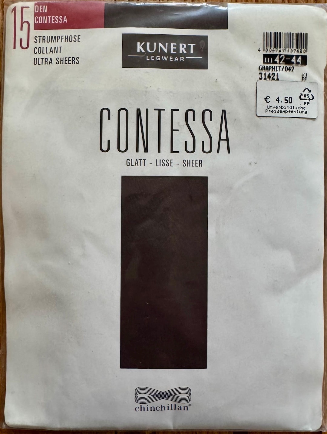 Collant Nylon Vintage RHT Kunert Contessa 15 Pantyhose - Etsy