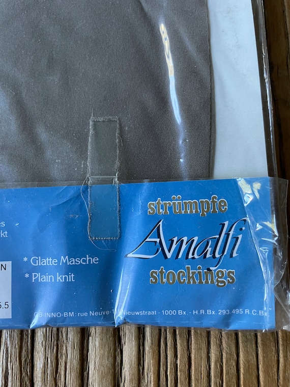 Vintage Nylon Stockings RHT Stockings GB Amalfi Gray - Gem