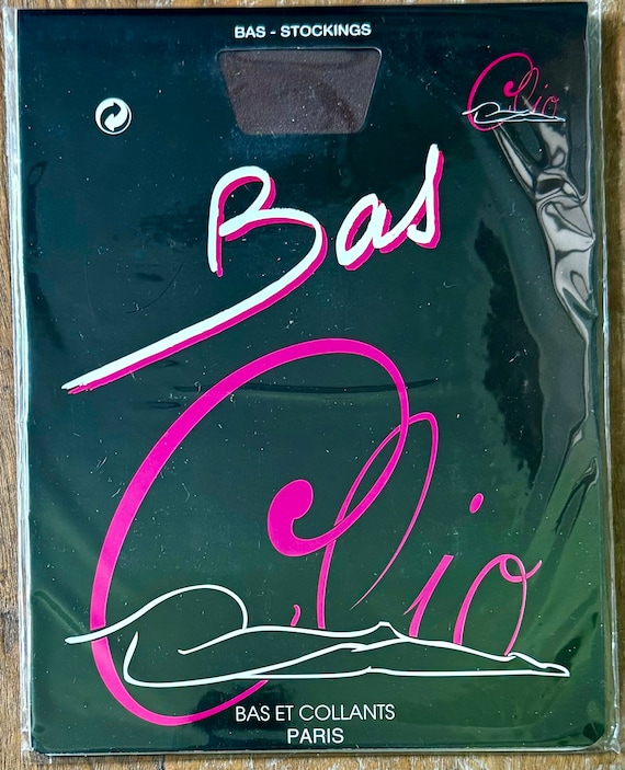 Vintage Brown Nylon Stockings RHT Stockings Clio - Gem