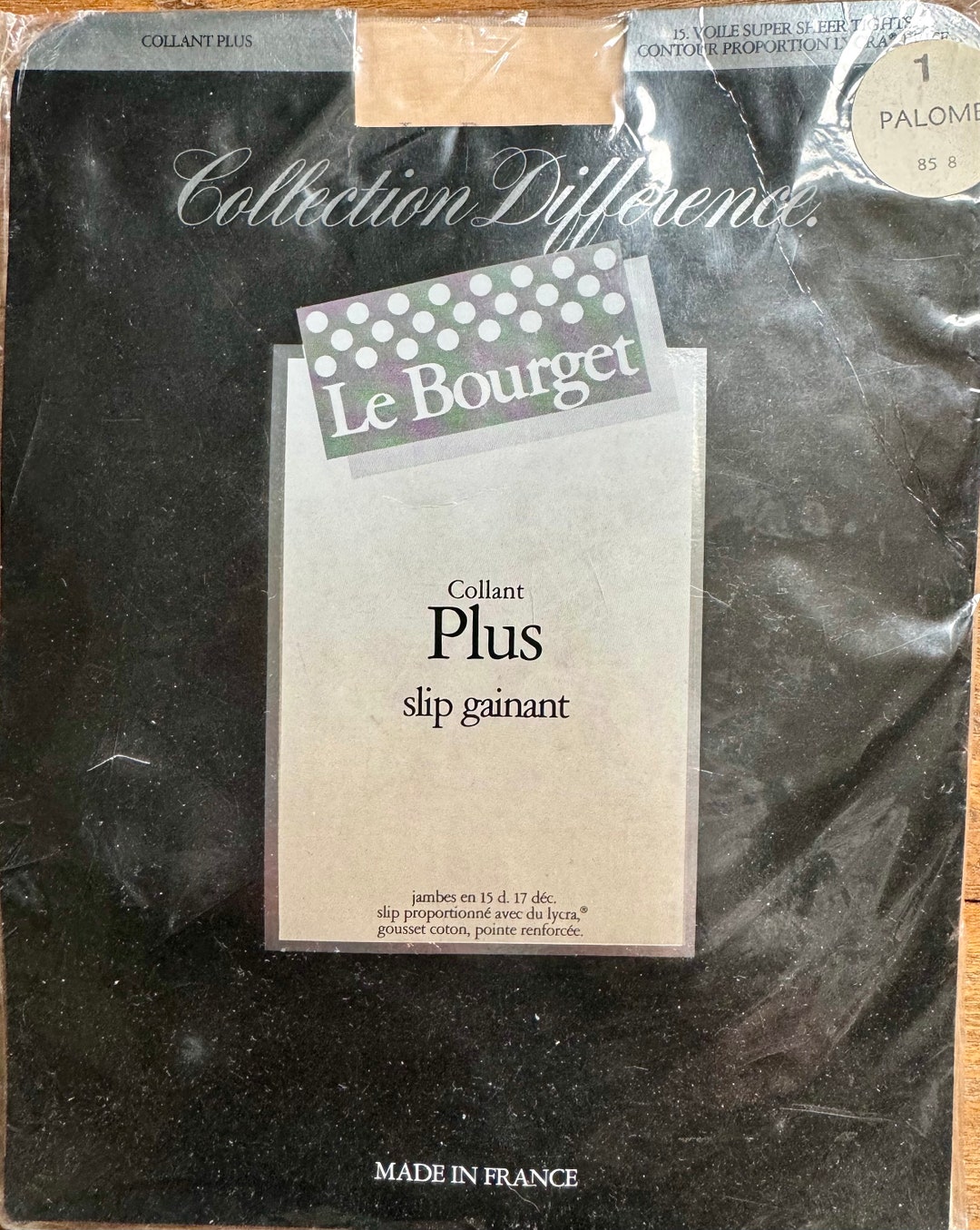 Le Bourget Vintage Pantyhose Nylon Voile Tights - Etsy