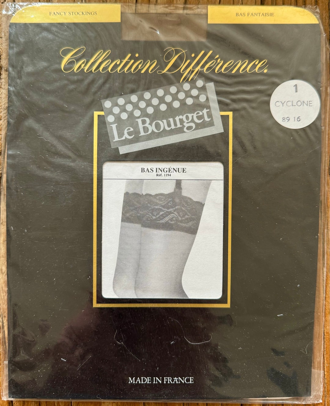 Vintage Stockings Suspender Belt Nylon Stockings Le Bourget Ingénue - Etsy