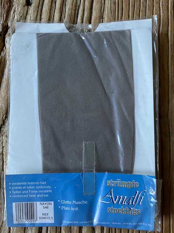 Vintage Nylon Stockings RHT Stockings GB Amalfi Gray - Gem