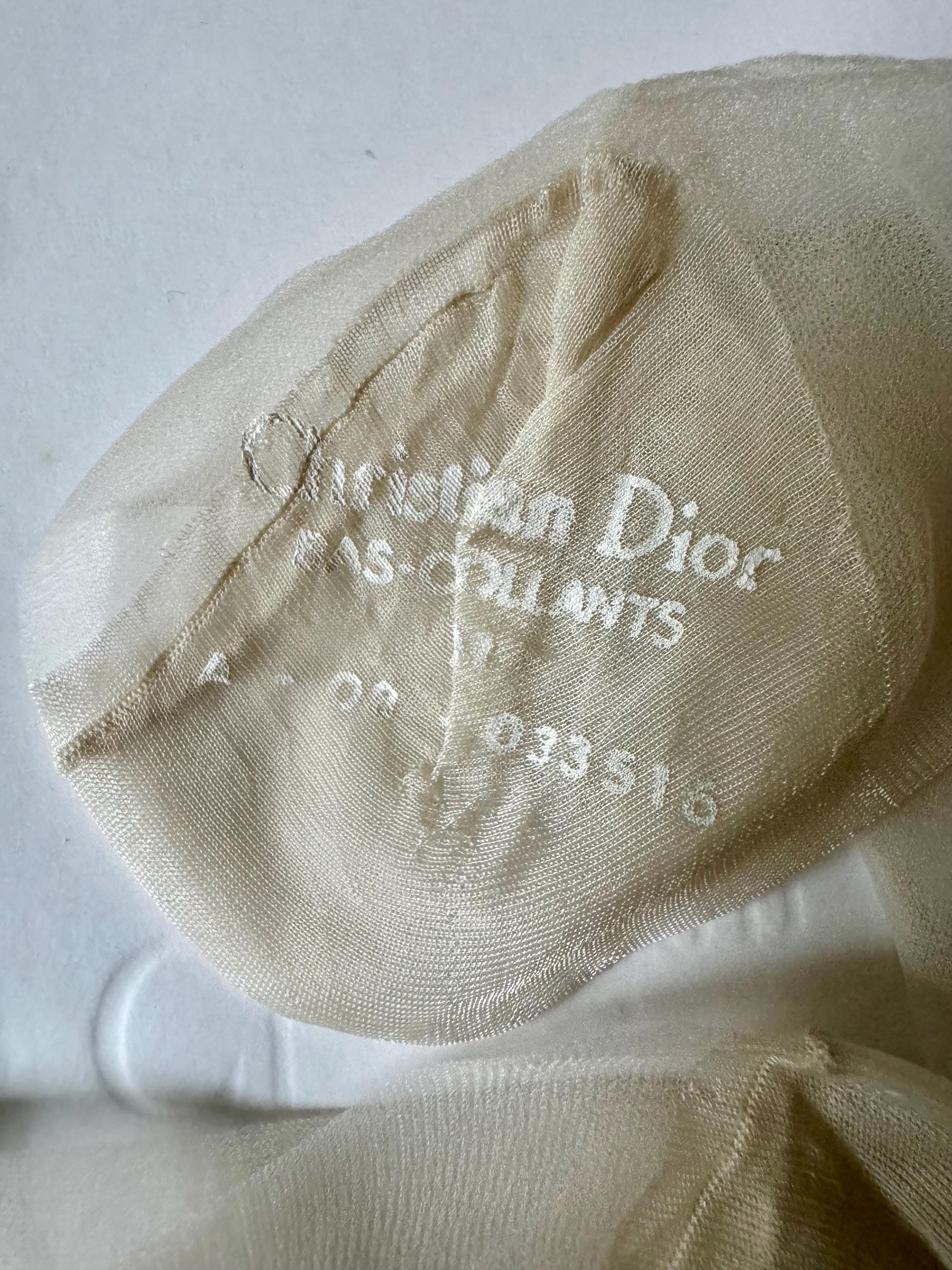 RHT Vintage Pantyhose Nylon Tights Christian Dior - Etsy