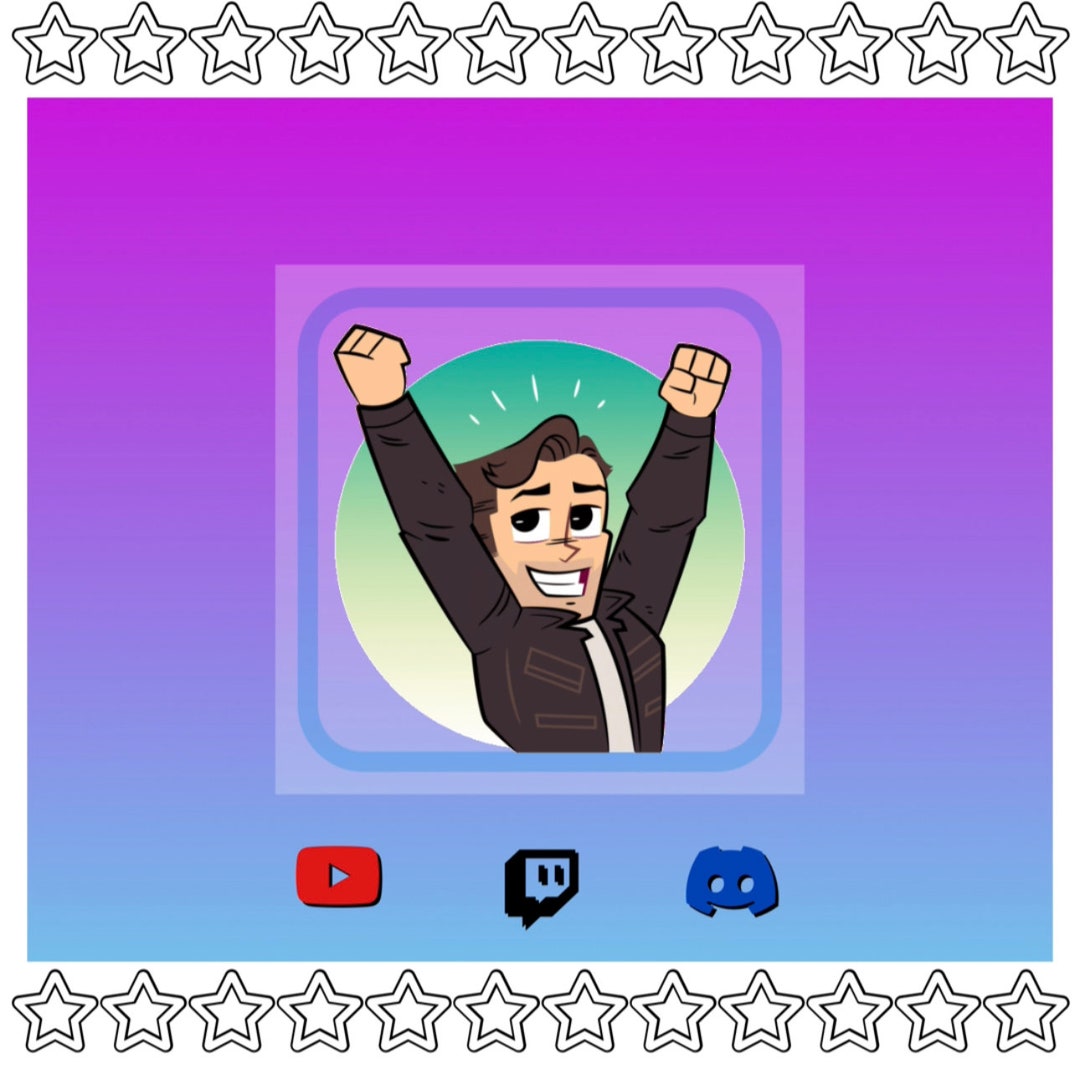 Man Cheering Emote for Twitch Youtube Emote Discord Emote - Etsy