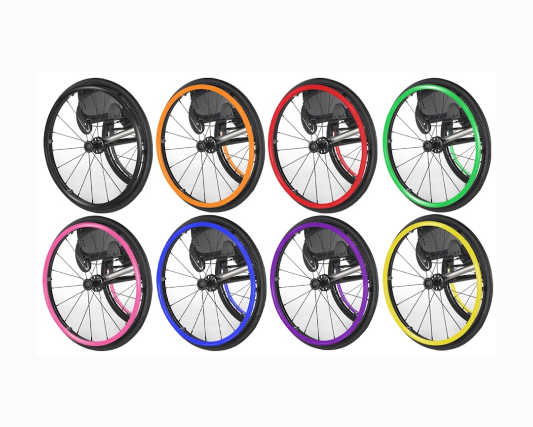 Wheelchair Push Rim Cover Set Optional Add-on, Protects Against Nicks ...