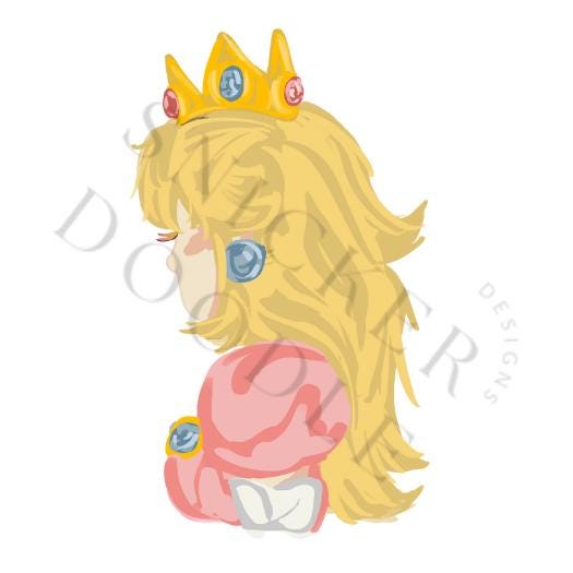 Princess Peach Fan Art - Etsy