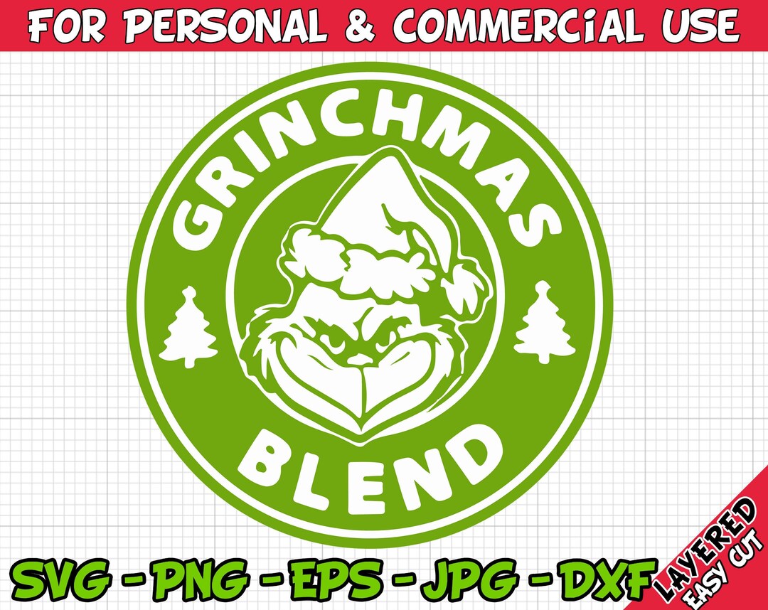Grinchmas Blend Cricut Digital Vector Cut File, Silhouette Digital File ...