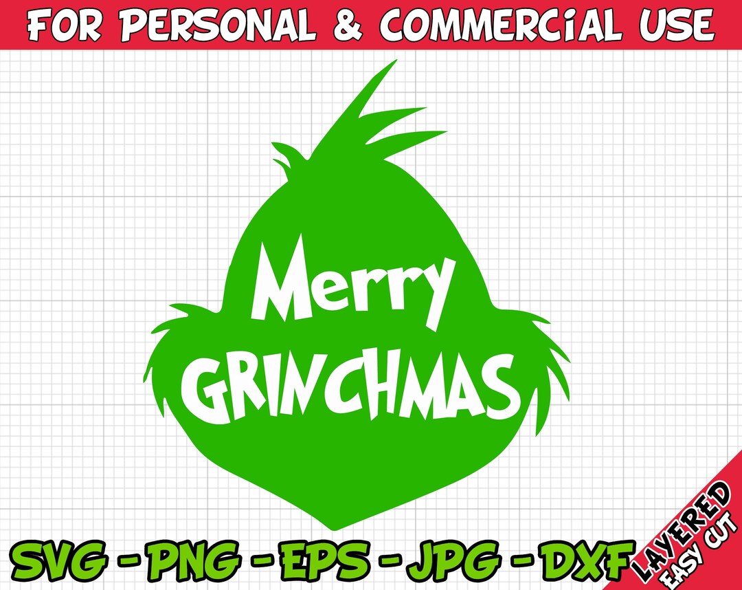 Merry Grinchmas Svg Cricut Digital Vector Cut File - Etsy Australia