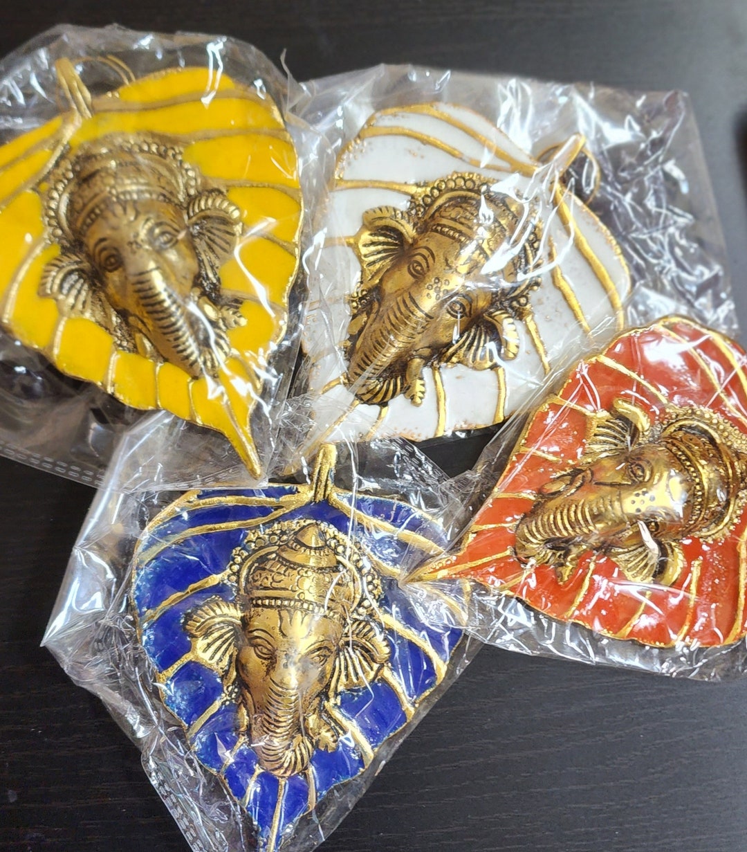 Leaf Ganesha, Metal Ganesha, Wall Hanging, Antique Ganesha, Wedding ...